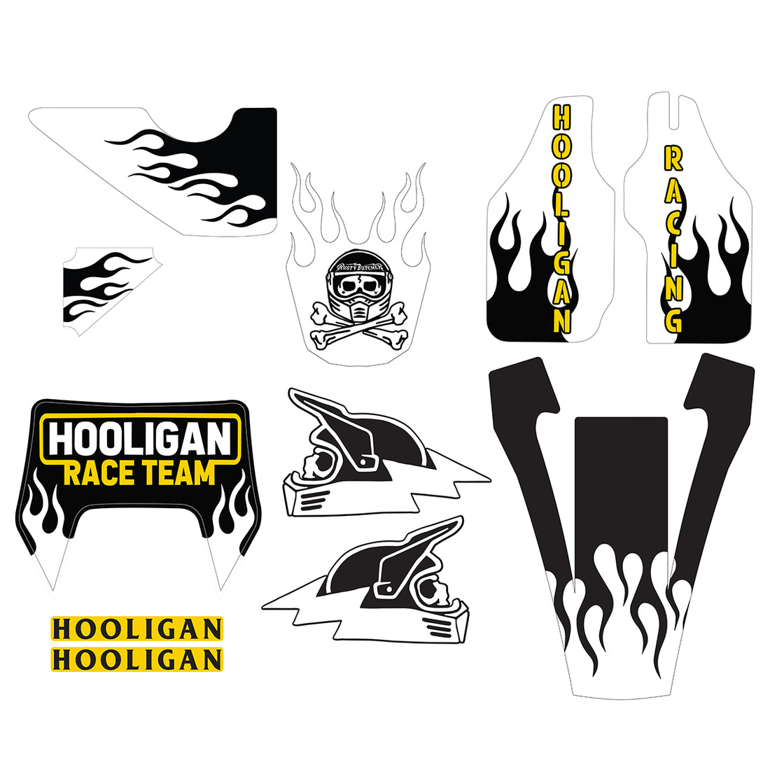 Sportster RB Racing Graphics Kit – rustybutcherracing